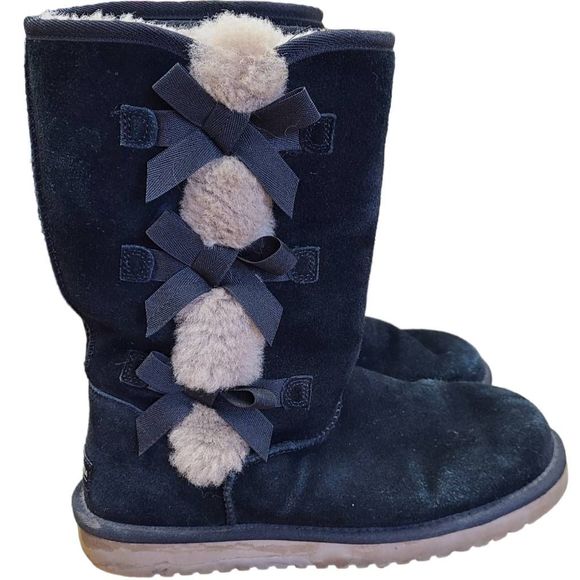 Koolaburra | Shoes | Black Koolaburra By Ugg Victoria Tall Boots Size 9 ...